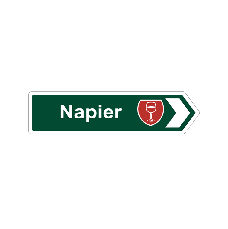 Napier Magnet Road Sign - Napier – Native